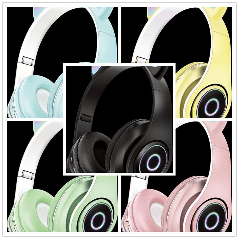 ΑΣΥΡΜΑΤΑ ΑΚΟΥΣΤΙΚΑ CAT EAR LED WIRELESS HEADPHONES P39M